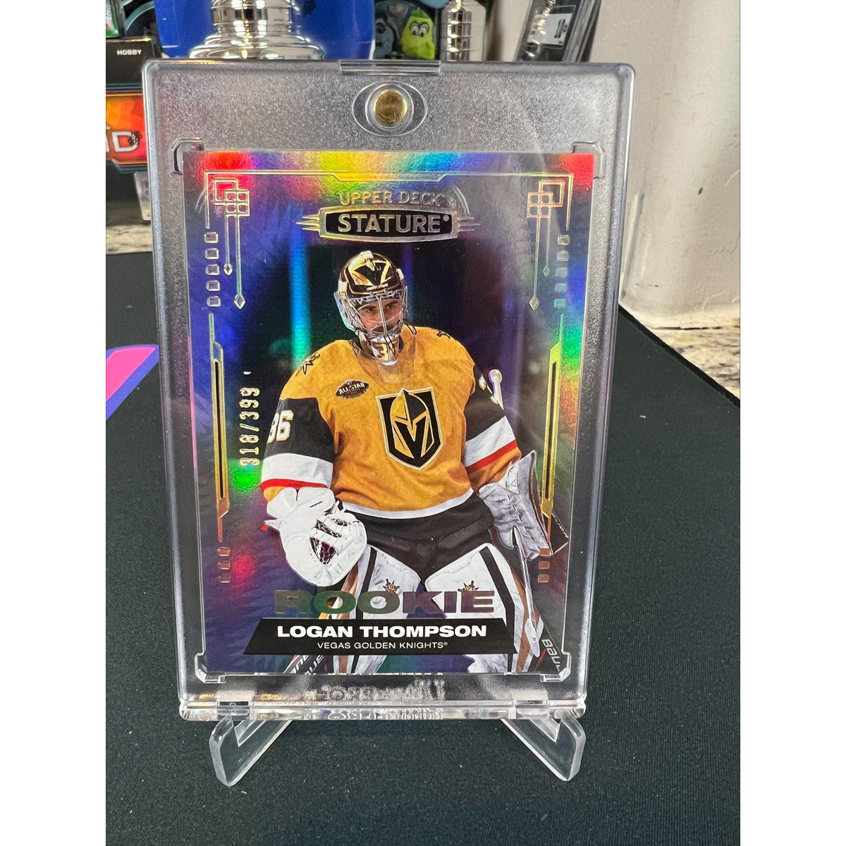Logan Thompson Hockey Card - Vegas Sports Shop