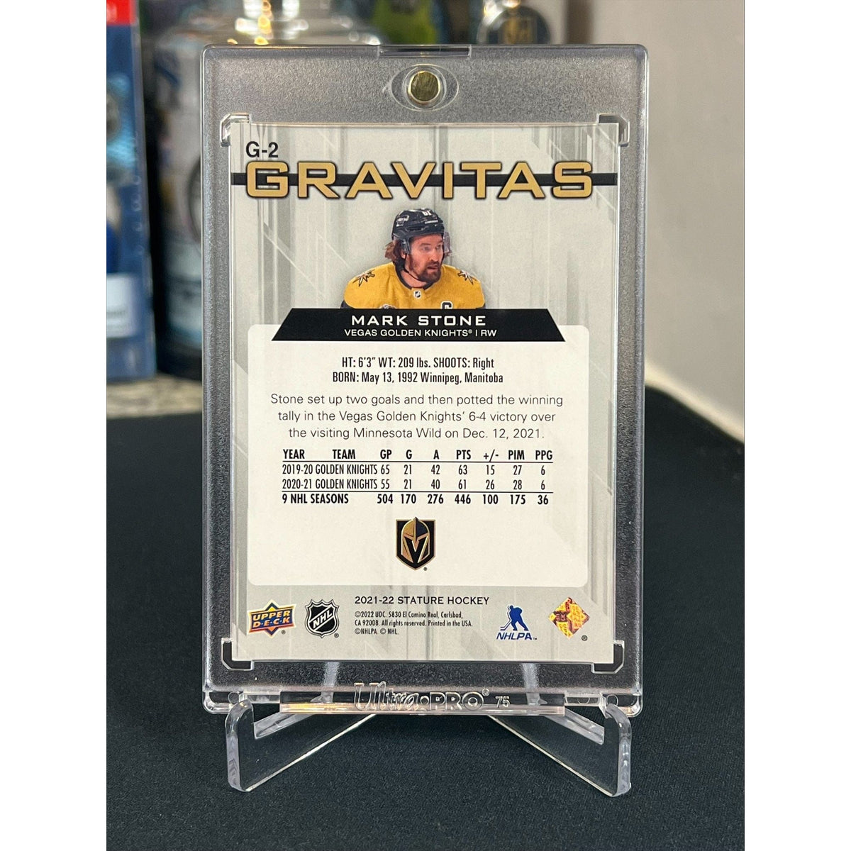 Mark Stone Hockey Card /125 - Vegas Sports Shop