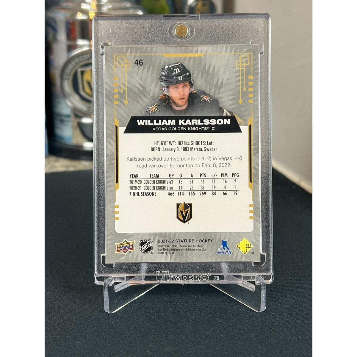 William Karlsson Hockey Card - Vegas Sports Shop